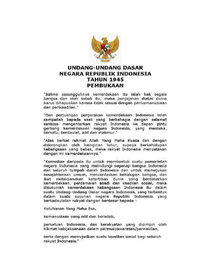 UUD 45 | PDF