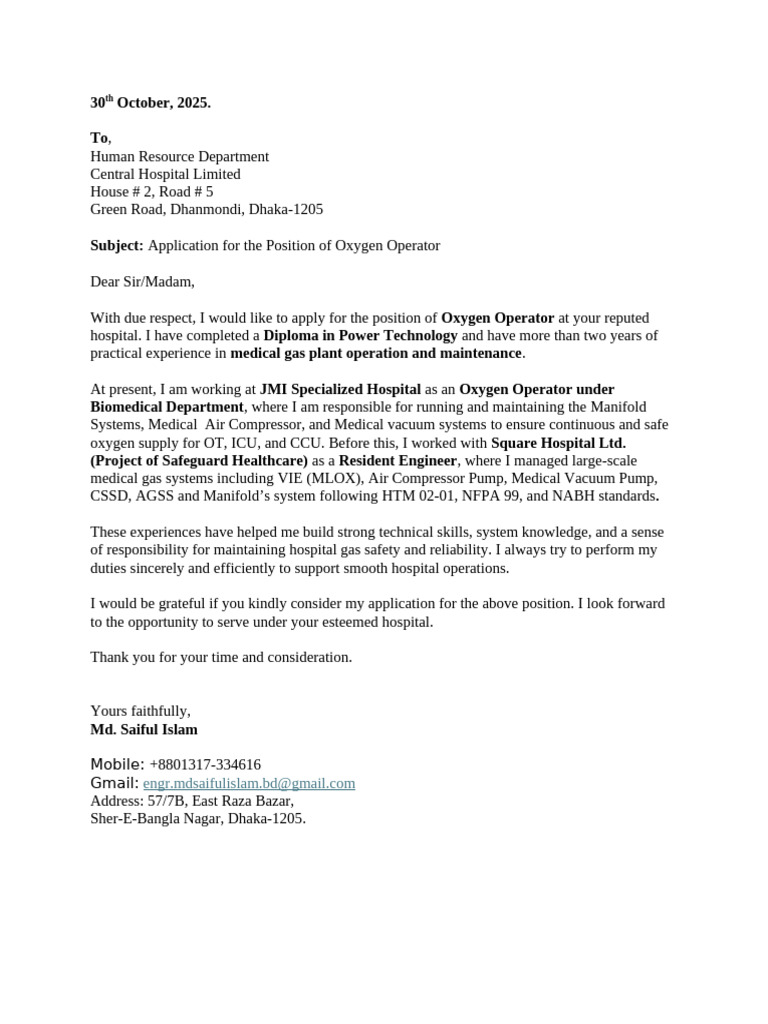Cover Letter Central | PDF