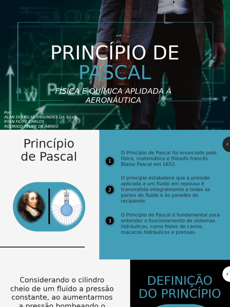 PRINCÍPIO DE PASCAL | PDF | Pressão | Força