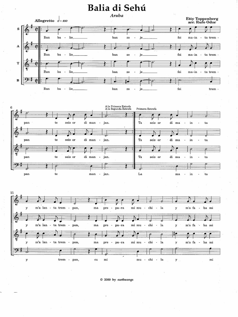 Balia Di Sehú - Aruba | PDF