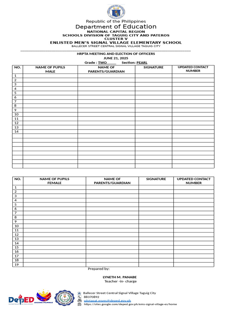 Template Attendance Card Giving Day Upadted | PDF | Social Institutions ...