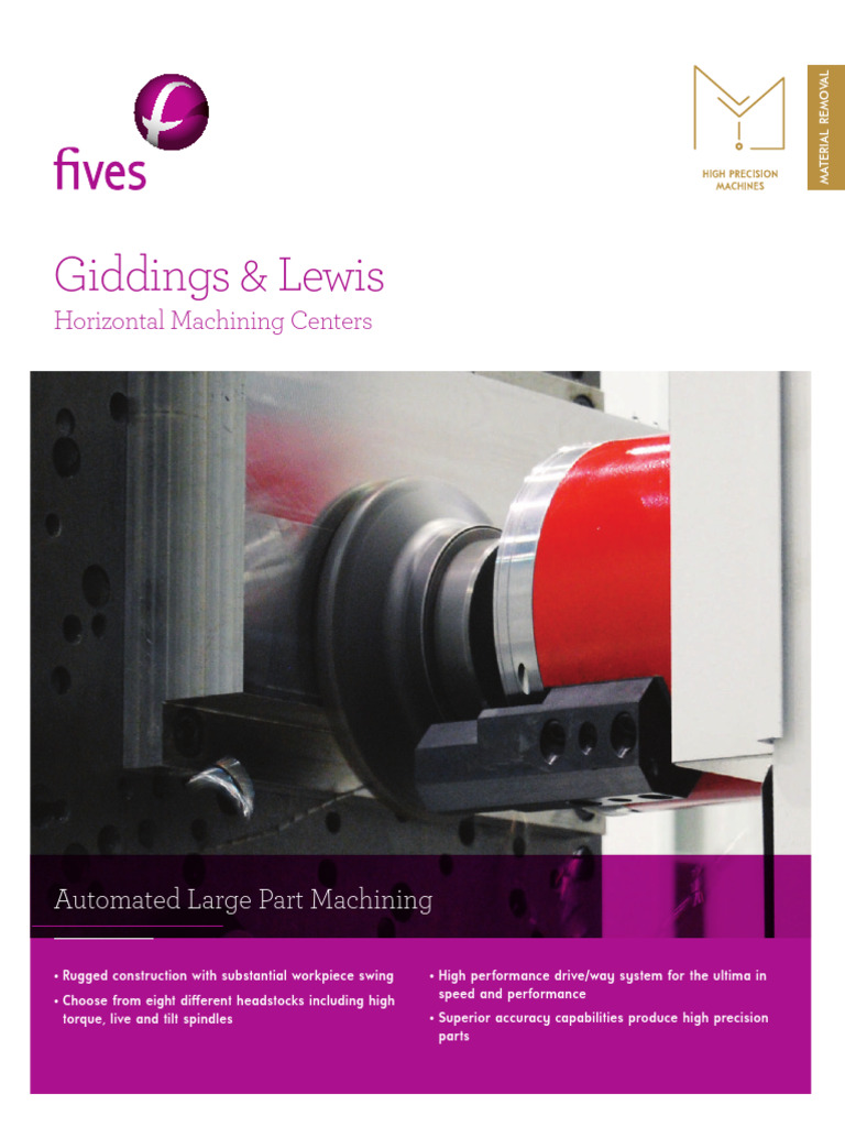 Giddings & Lewis HMC Series Overview | PDF | Bearing (Mechanical) | Gear