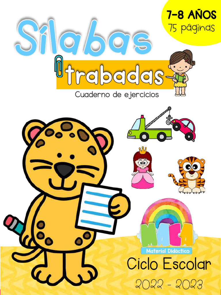 SÍLABAS TRABADAS 2022-2023 © Material didáctico MaCa | PDF