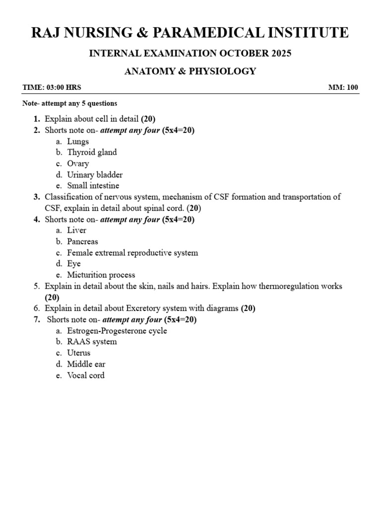 DMLT Ana Paper Oct 2025 | PDF