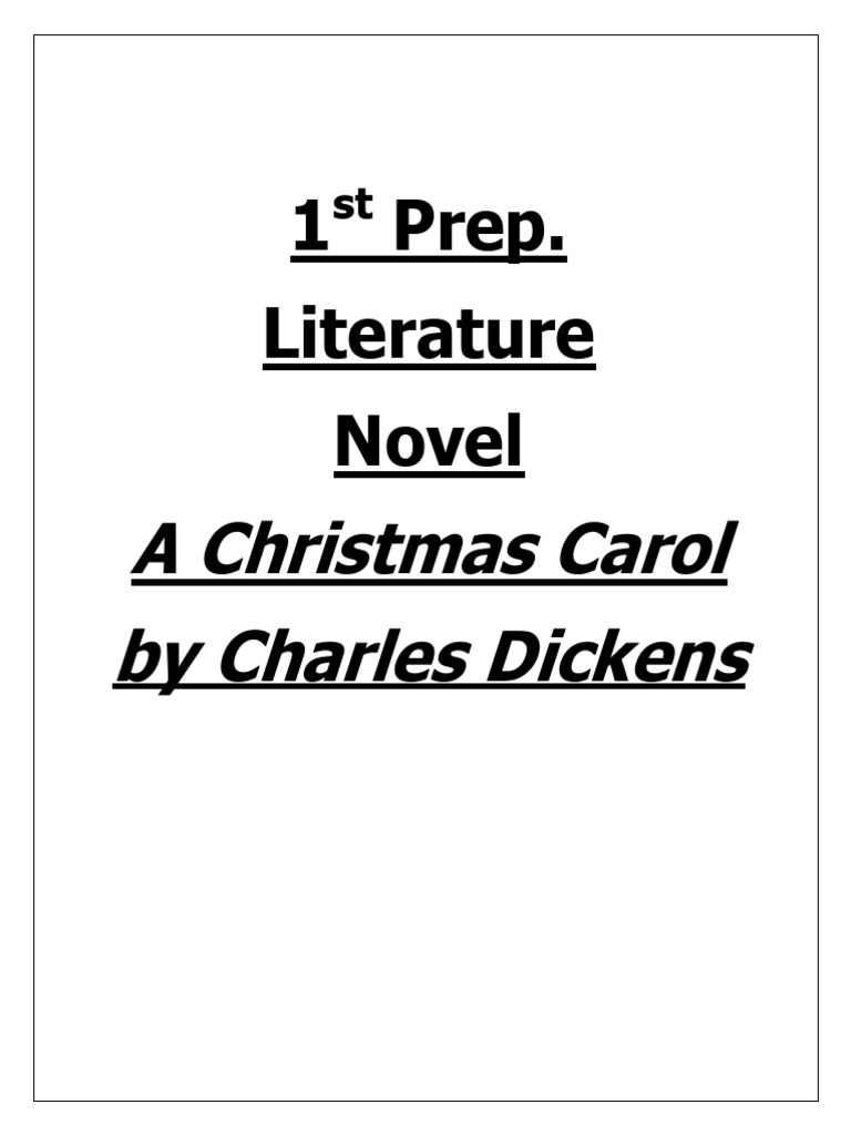 2025 Literature (Novel & Drama) 1st Prep. | PDF | King Lear | Ebenezer ...