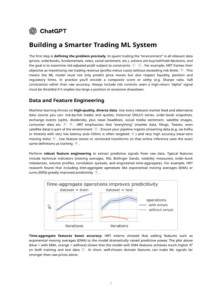 Smart ML Strategies for Trading Systems | PDF | Machine Learning ...