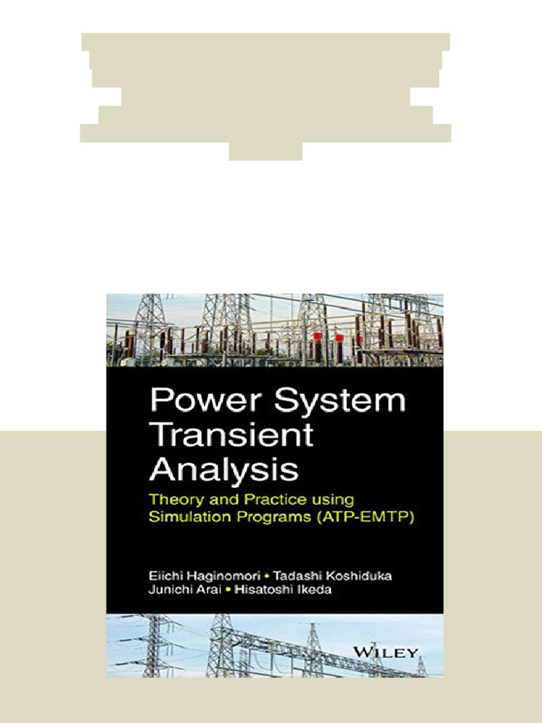 (Ebook) Power system transient analysis : theory and practice using simulation programs (ATP ...