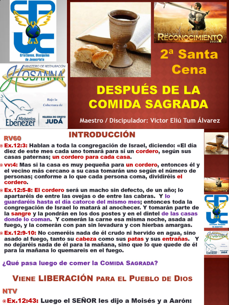 2a Santa Cena 2023 Después de La Comida Sagrada | PDF | Abrahán