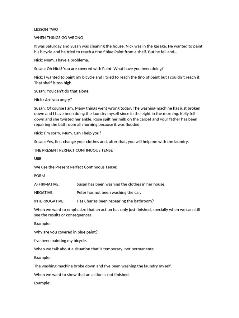 LESSON TWO Sixth. Dialogues | PDF
