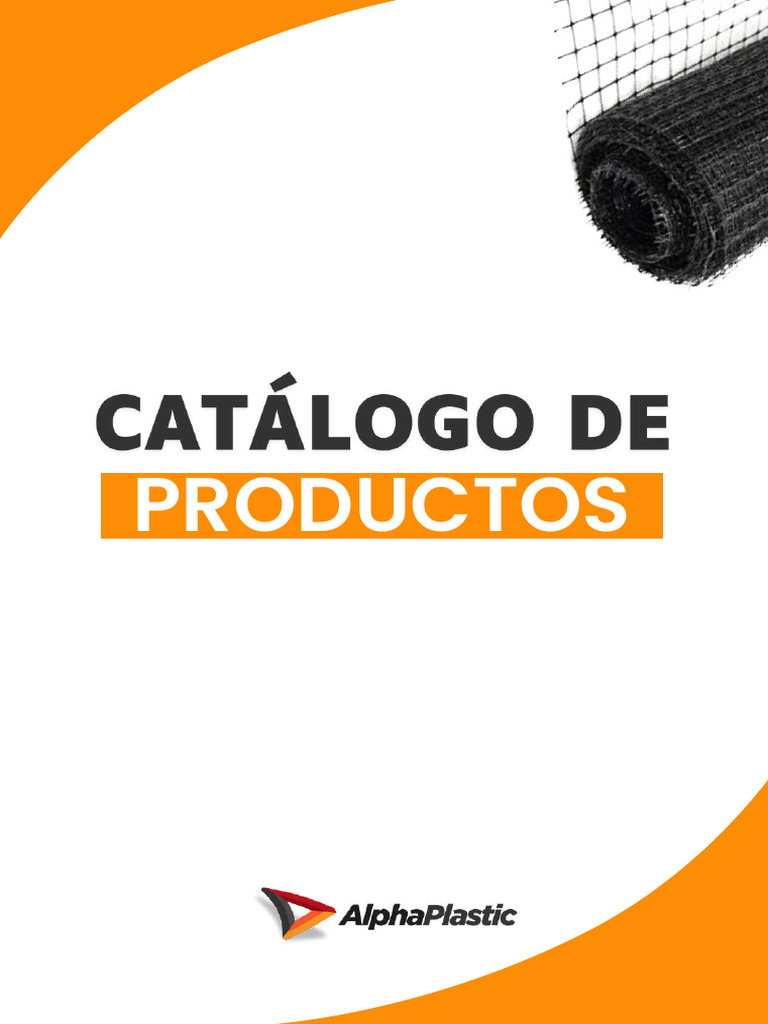 Catálogo Productos Alpha Plastic | PDF | Tubería (transporte de fluidos) | Polietileno