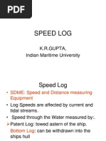 Ship's Log and Log Distance | PDF | Speed | Ships
