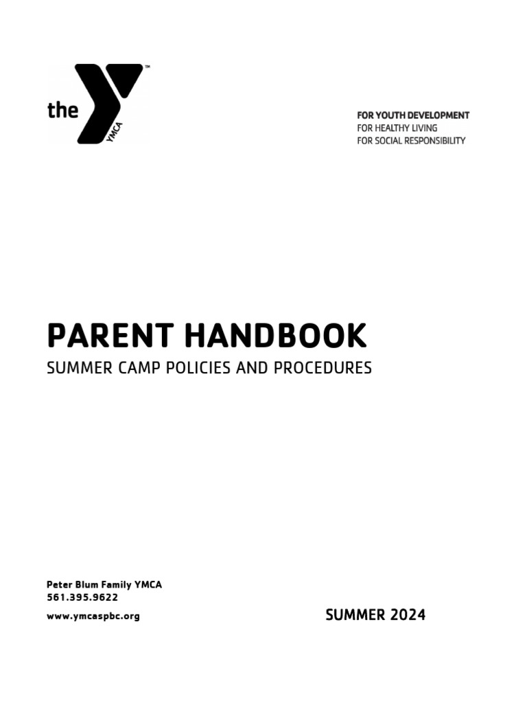 Summer Camp - Parent Handbook | PDF