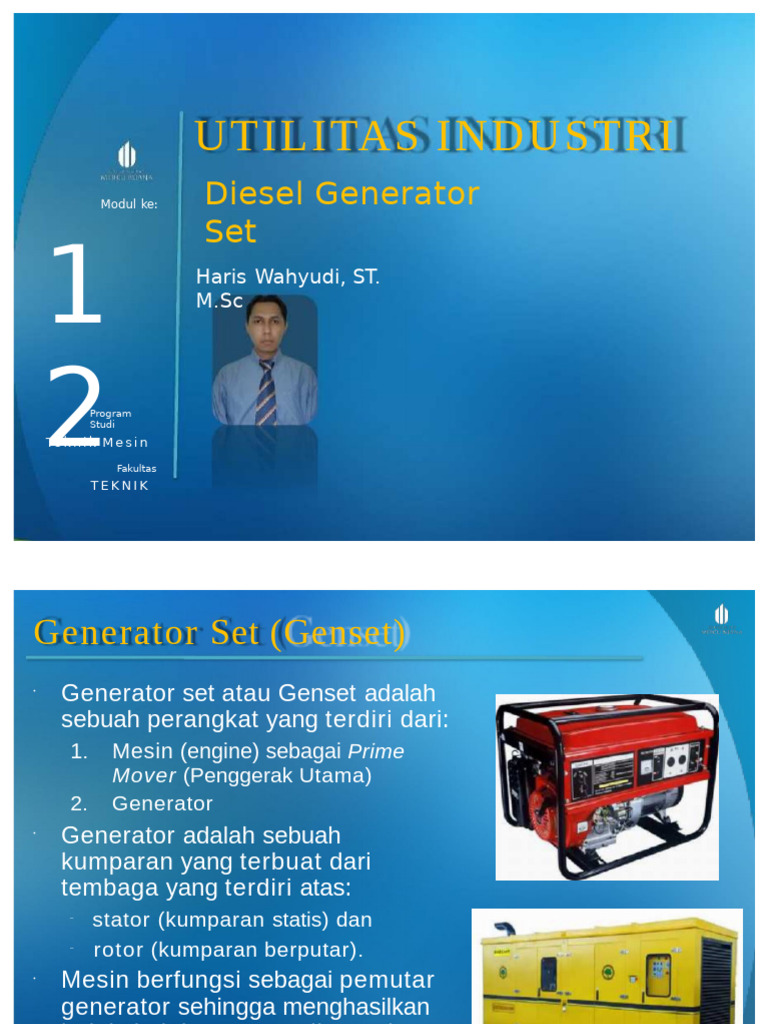 Modul 12 Diesel Generator Set 1 | PDF
