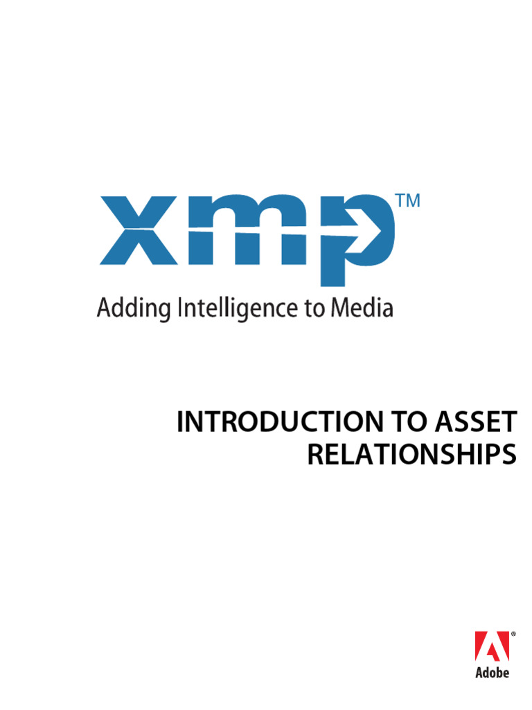 Understanding XMP Asset Relationships | PDF | Adobe Photoshop | Data ...