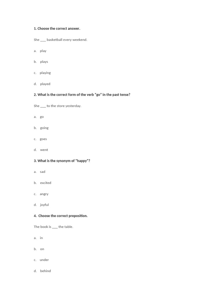 Soal Bhsa Inggris Kls 7 | PDF | Verb | Linguistics