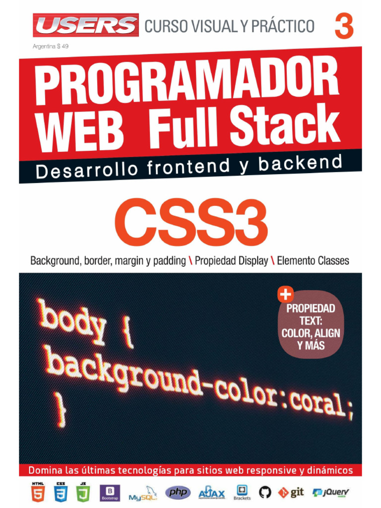 3 CURSO PROGRAMADOR WEB FULL STACK | PDF