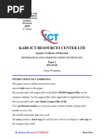 ICT Practical Exam Paper 2 2024 | PDF | Computer File | Databases