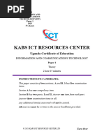 Uce Ict Paper 2 2025 | PDF