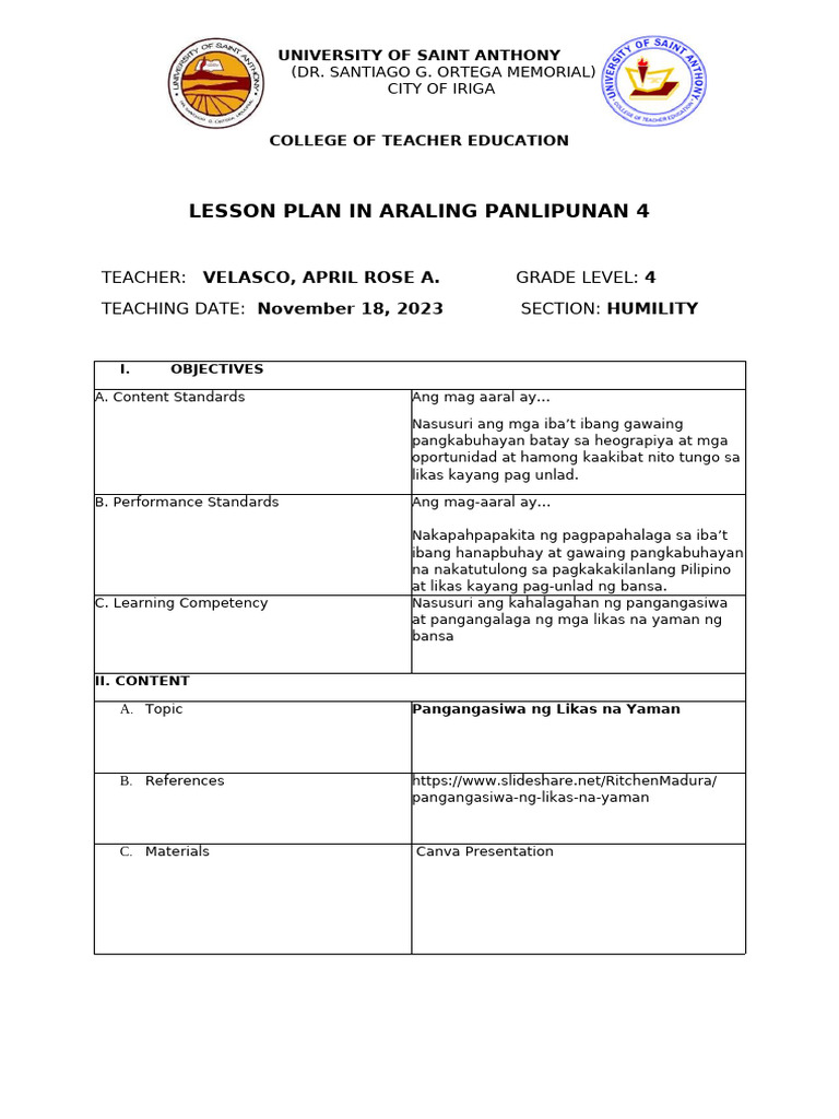 Aral Pan NNNN | PDF