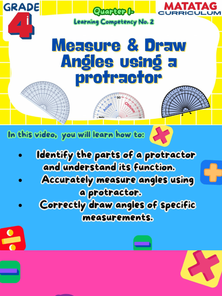 Lesson 2 - MEASURE & DRAW ANGLES | PDF
