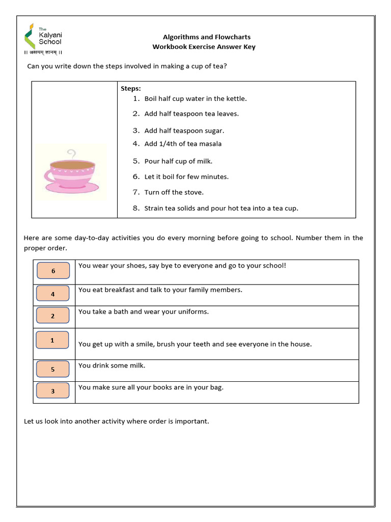Algorithms and Flowcharts | PDF