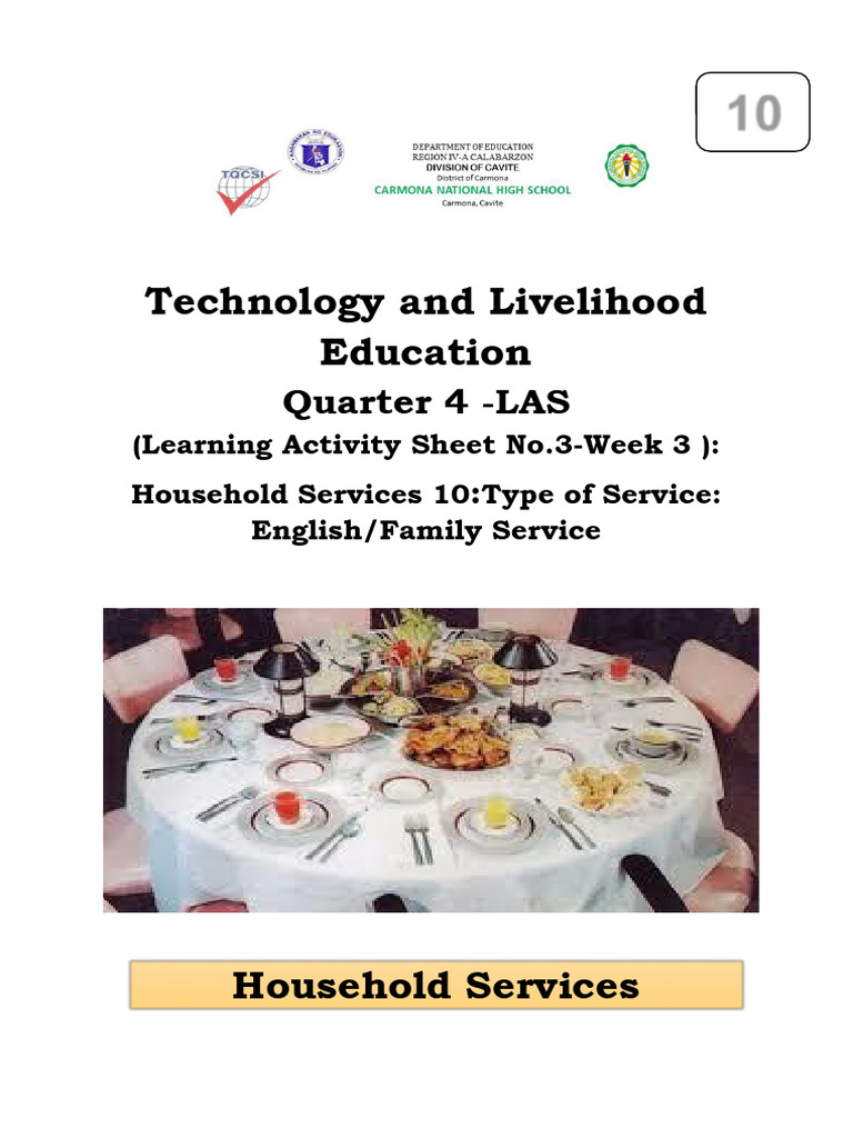 4th Quarter HHS 10 Week 3 Learning Activity Sheet | PDF | Learning | Intelligence