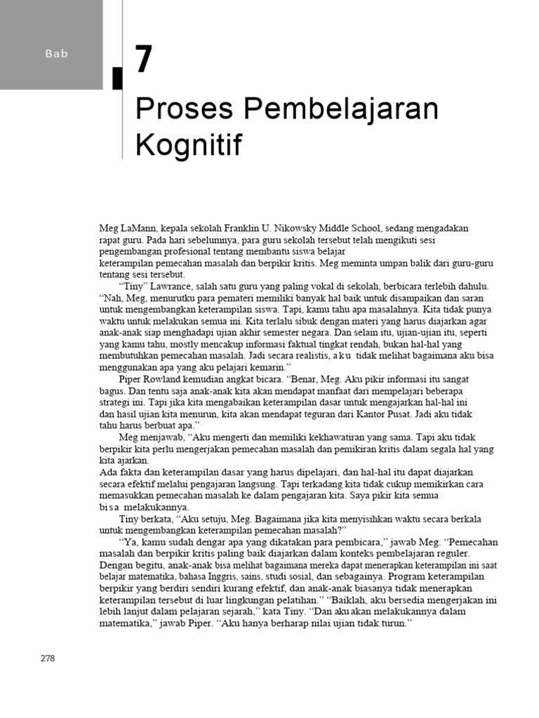 Teori Belajar-Dale_H_Schunk-5-Cognitive Learning Processes Id | PDF