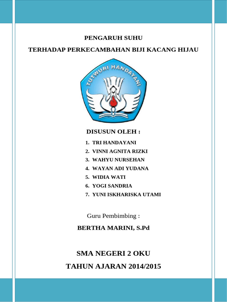 Pengamatanpengaruhsuhu 140430182711 Phpapp01 | PDF