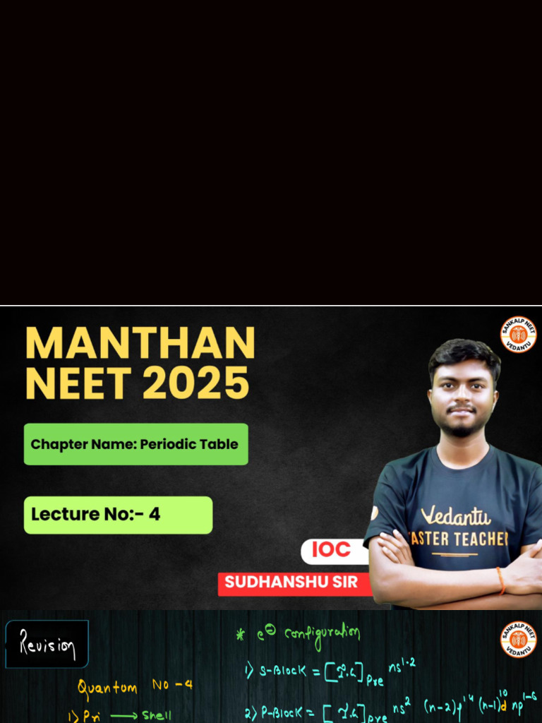 Periodic Table Class Notes | PDF