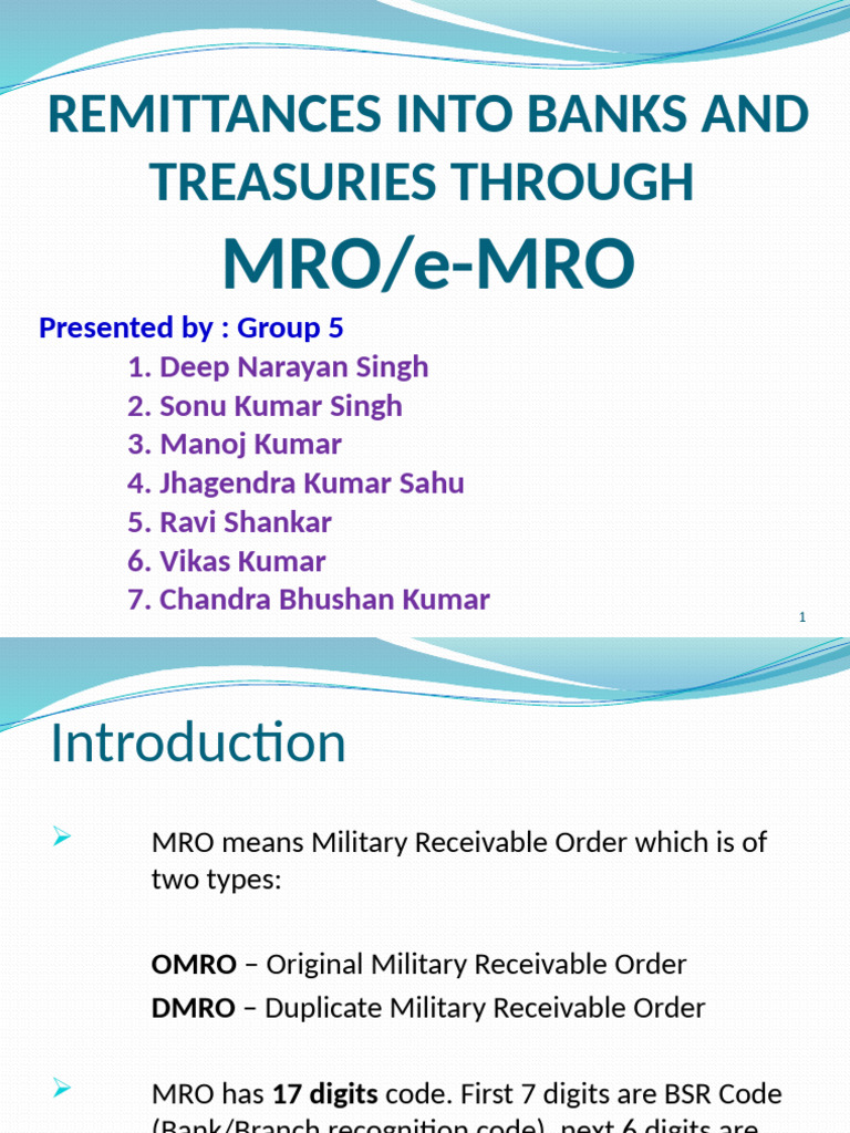 MRO and e-MRO Accounting Procedures | PDF | Banks | Debits And Credits