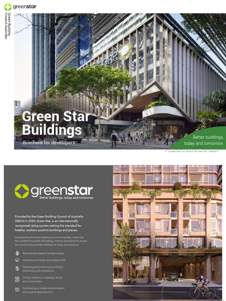 Green Star Buildings: Sustainable Development Guide | PDF | Climate ...