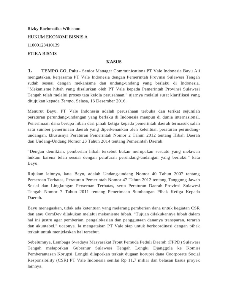 Tugas 3 Eb CSR | PDF