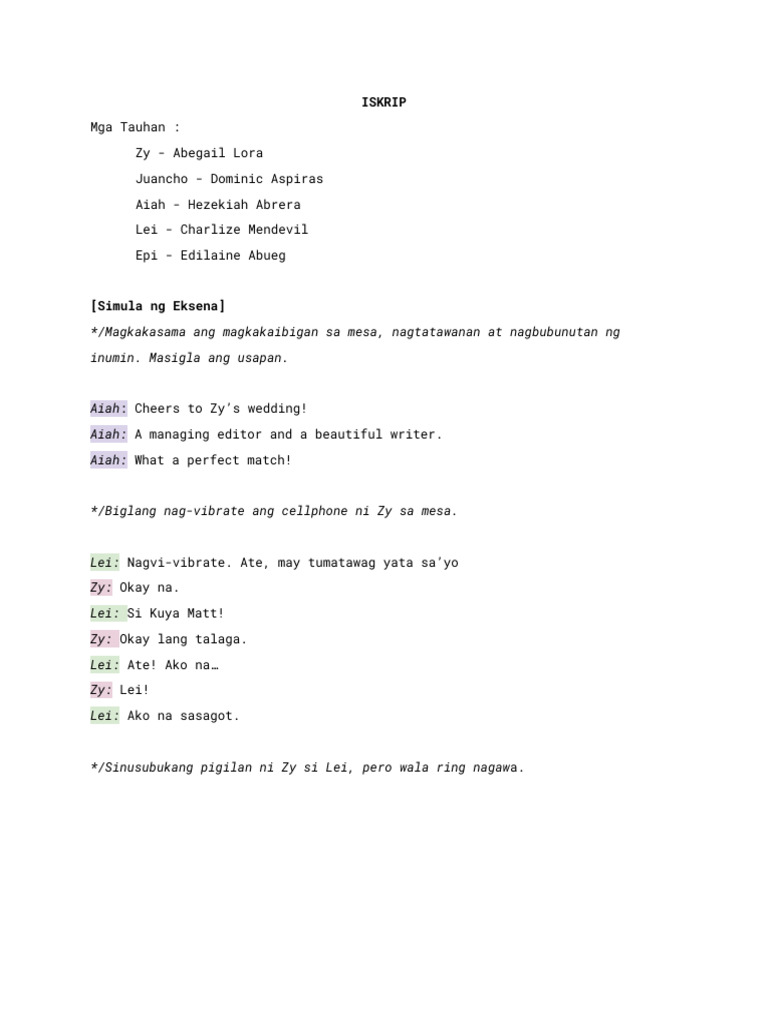Iskrip | PDF