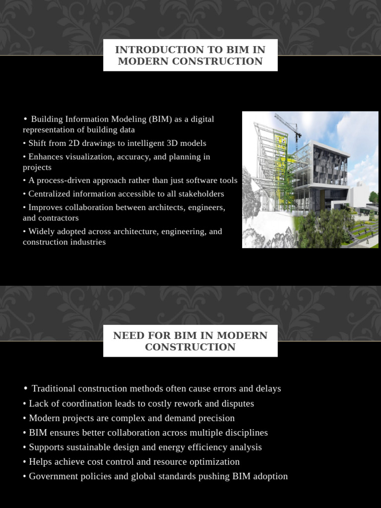 BIM Modern Construction | PDF | Building Information Modeling | Business