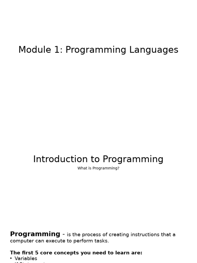 Overview of Java Programming | PDF | Java (Programming Language ...