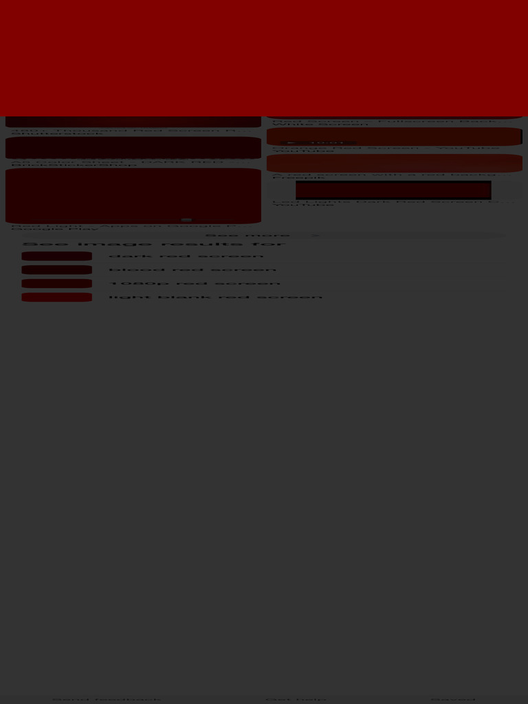 Red Screen - Google Search | PDF