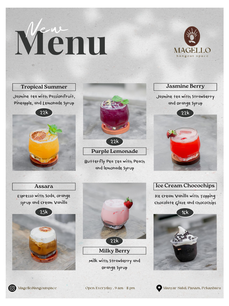 Menu Magello | PDF