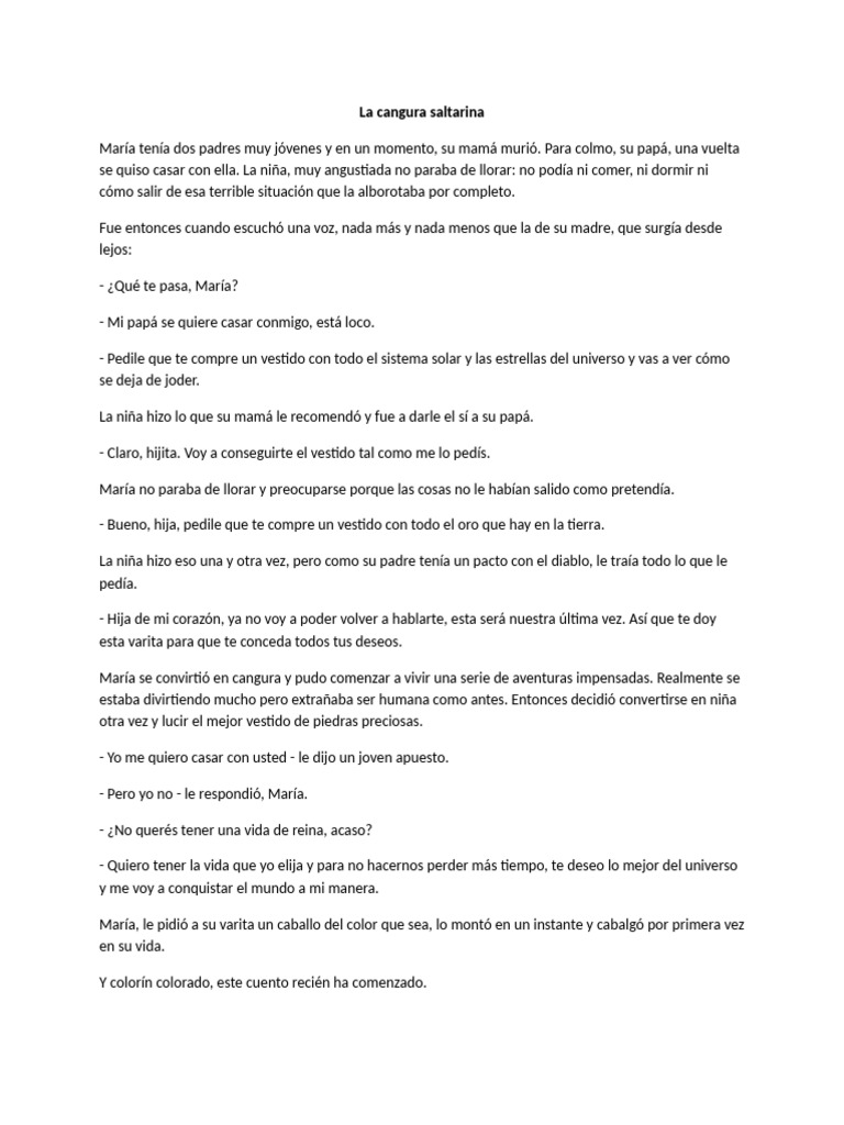 La Monita de Palo Version Propia para LIJ | PDF