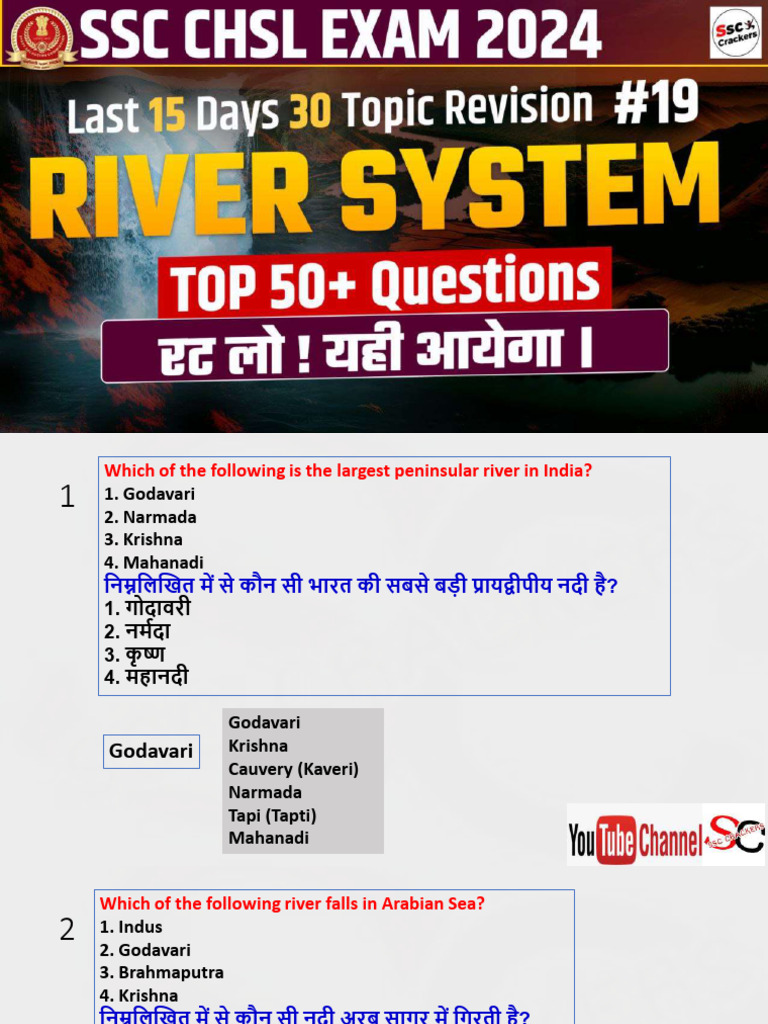 Topic-19 River System | PDF