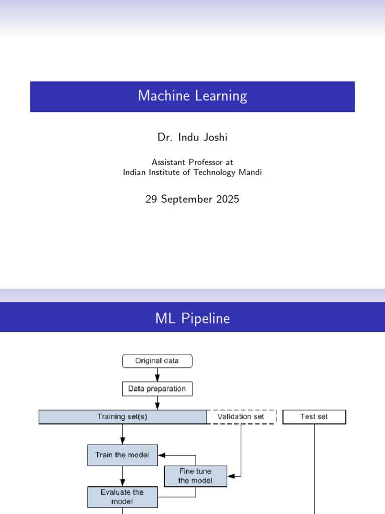ML Lec2 Training Evaluation-1-7 | PDF