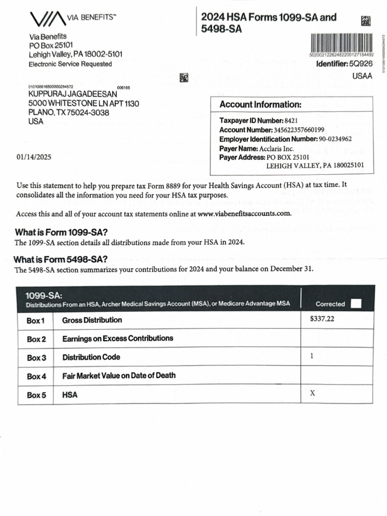 Hsa 2024 | PDF