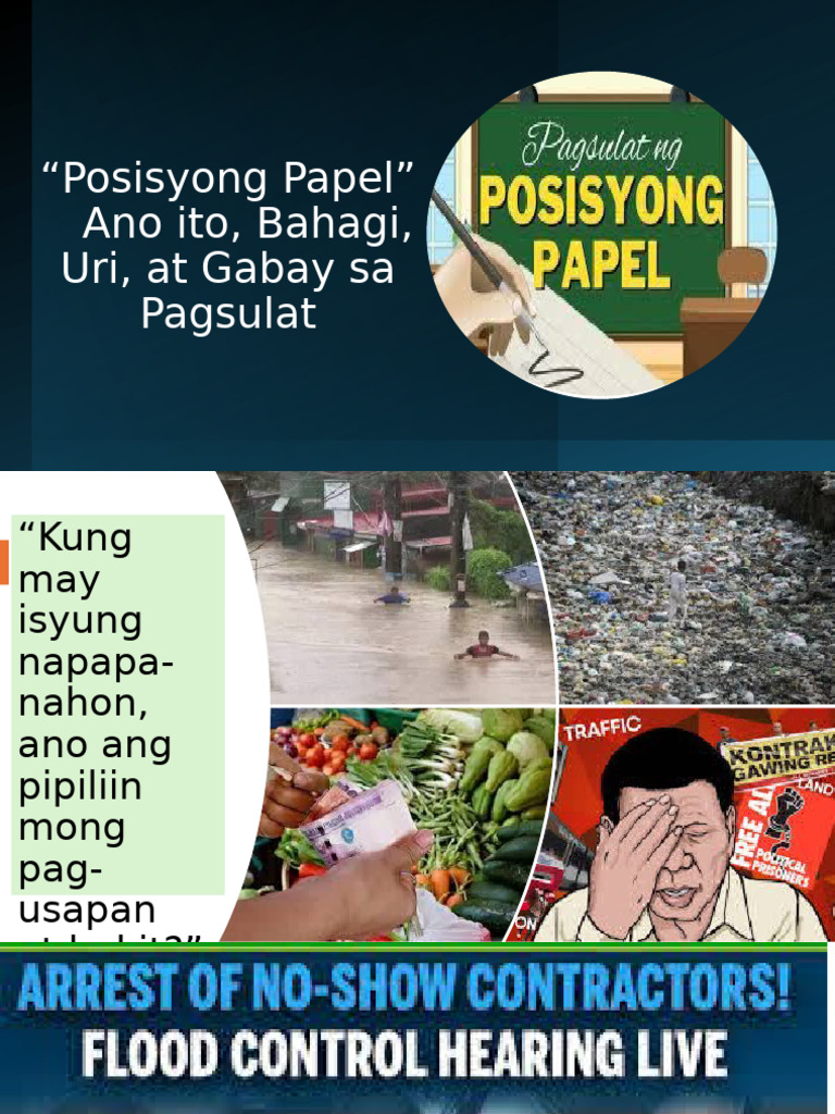 Posisyong Papel 1 | PDF