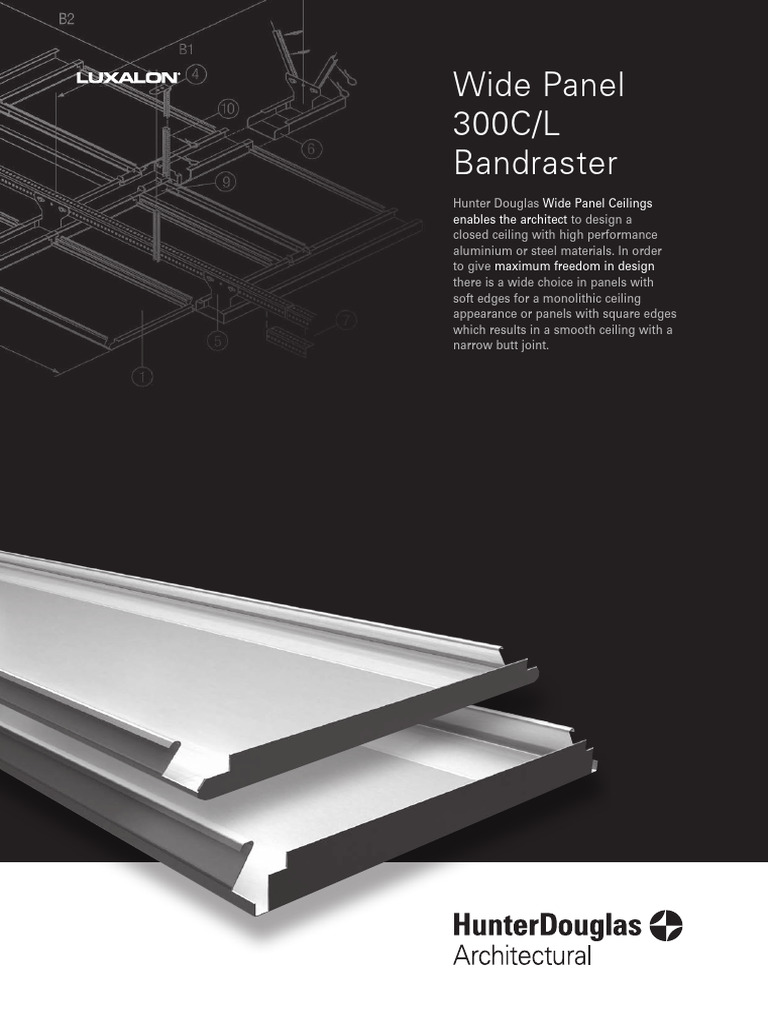 Brochure-300C - L-Bandraster Plafon Metalico Hounter Douglas | PDF