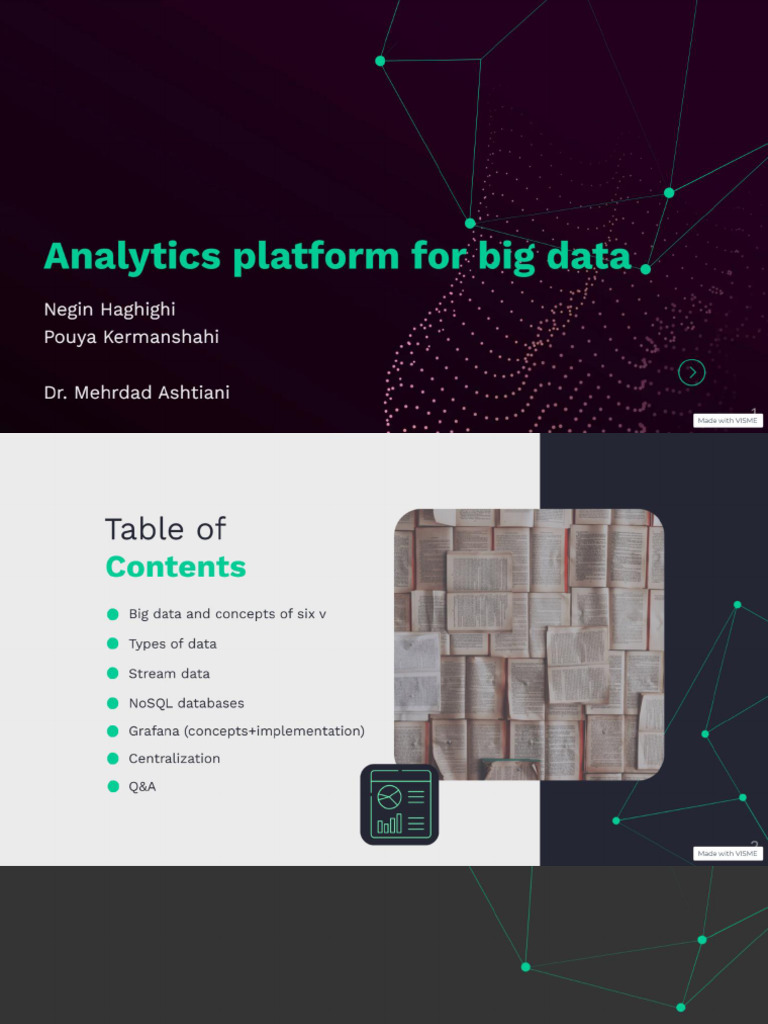 Analytics Platform For Big Data | PDF