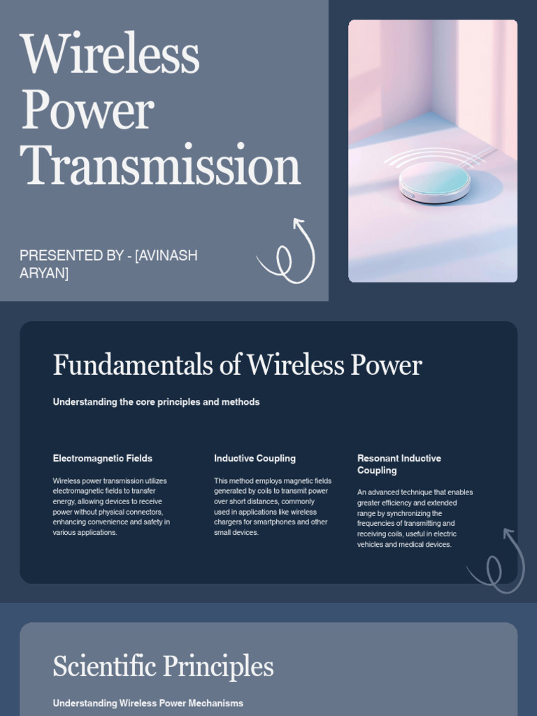 Wireless Power Transmission Overview | PDF | Electromagnetic Induction ...