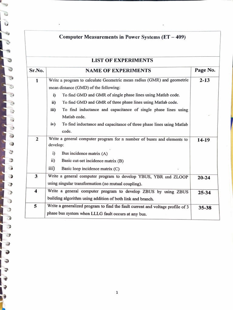 Power Enginnering Lab Manual | PDF