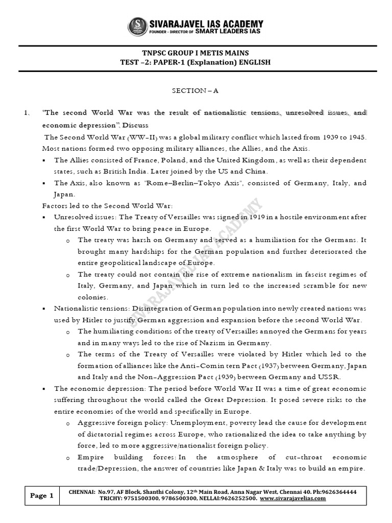 Test 2 (Explanation) ENGLISH | PDF | Mahatma Gandhi | Existentialism