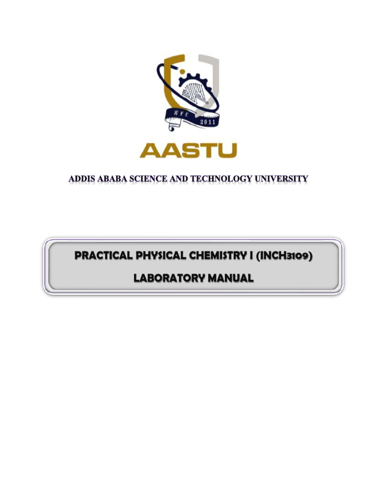 Practical Physical Chemistry Lab Manual | PDF | Differential Scanning ...
