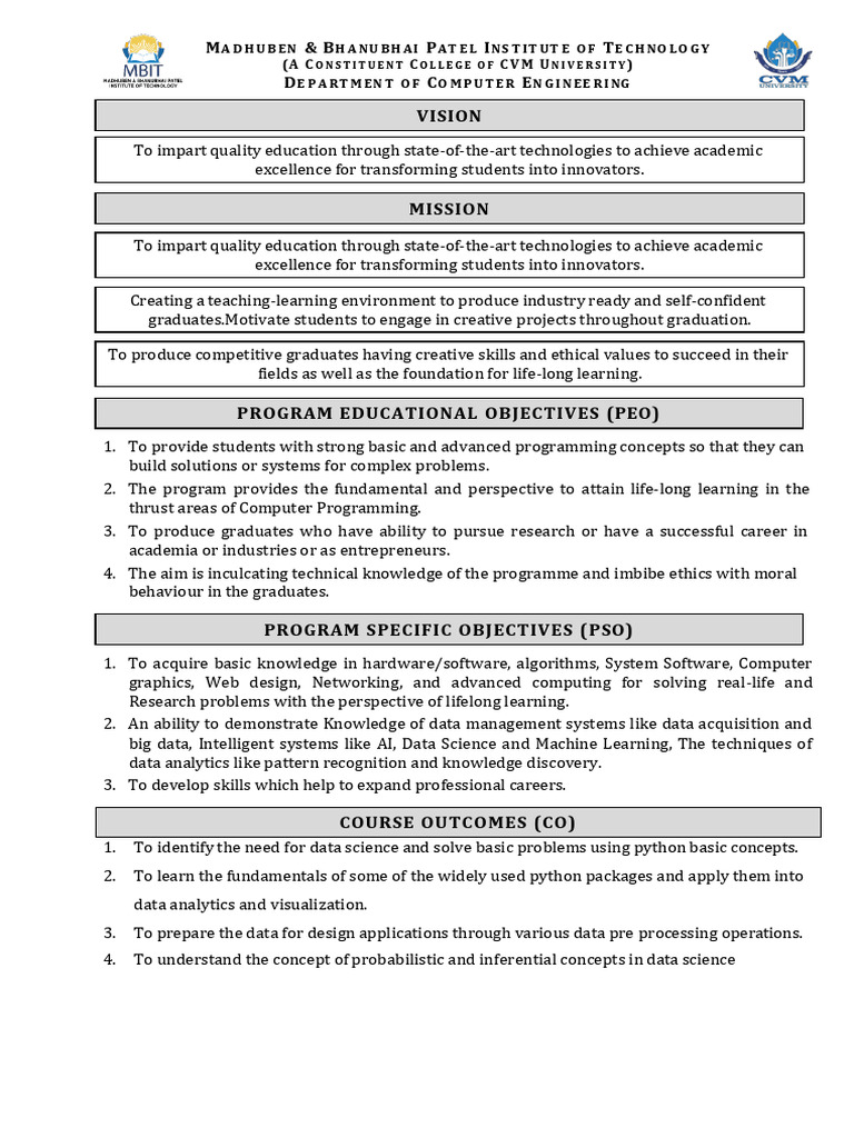 Python for Data Science Course Outline | PDF | String (Computer Science ...