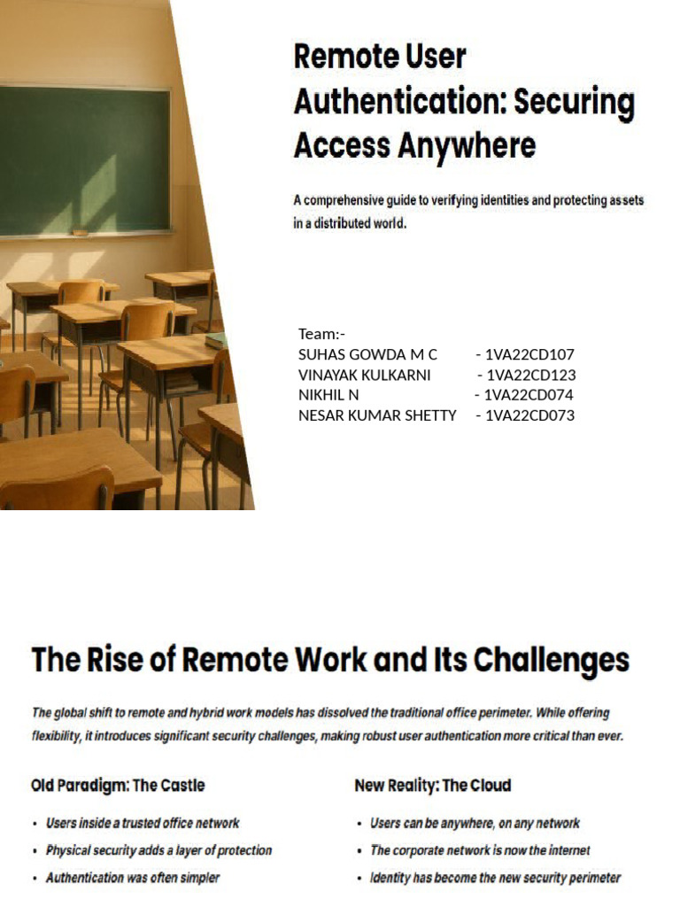 Remote User Authentication | PDF